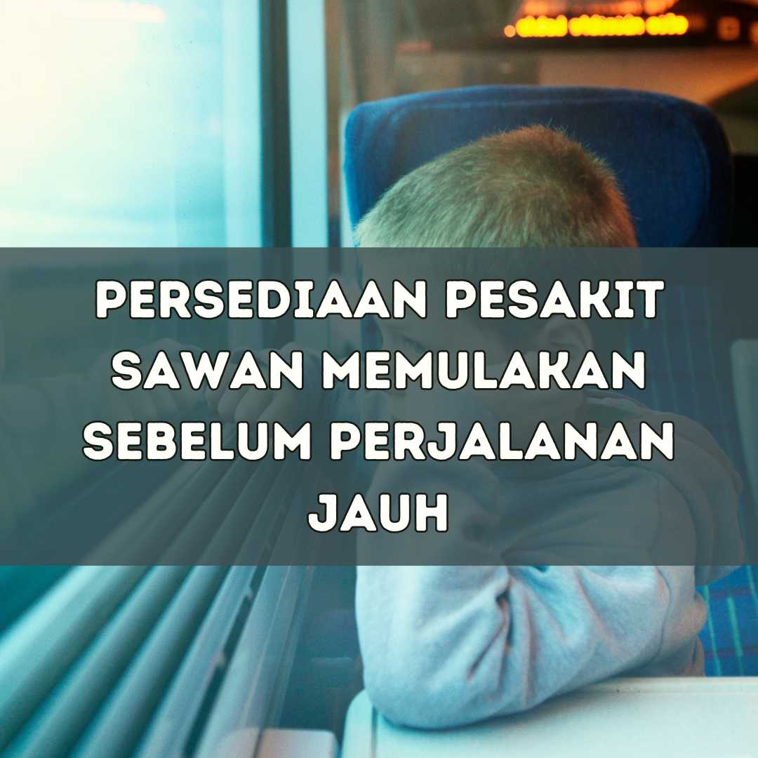 13 PERSEDIAAN PESAKIT SAWAN SEBELUM MEMULAKAN PERJALANAN JAUH
